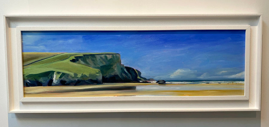 "Mawgan Porth in September" - Original Painting – Toby Ray Fine Art