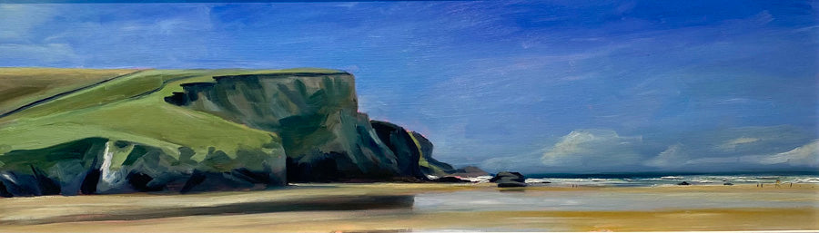 "Mawgan Porth in September" - Original Painting – Toby Ray Fine Art