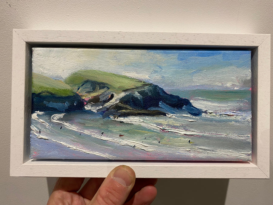 "October Half Term at Treyarnon" - Original Oil Painting- Toby Ray ...