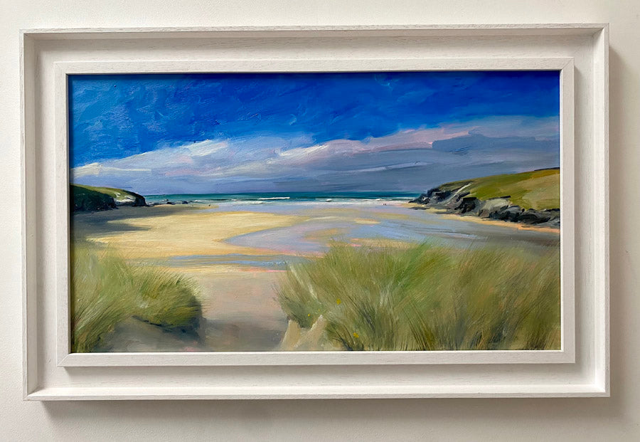 "Porthcothan November" - Original Painting – Toby Ray Fine Art