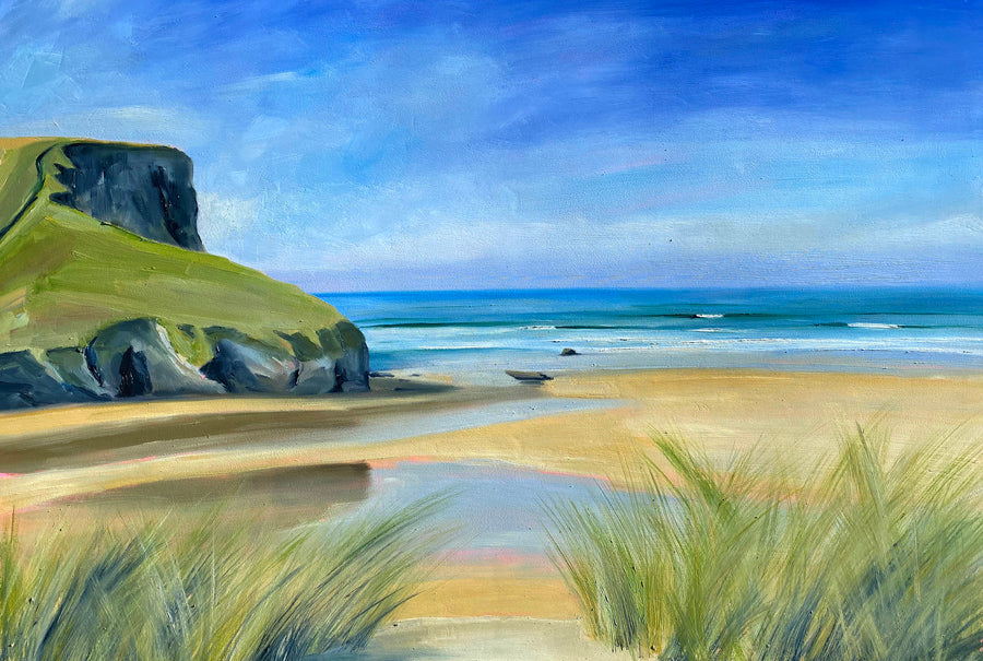 "Mawgan Porth in March" Fine Art Print – Toby Ray Fine Art