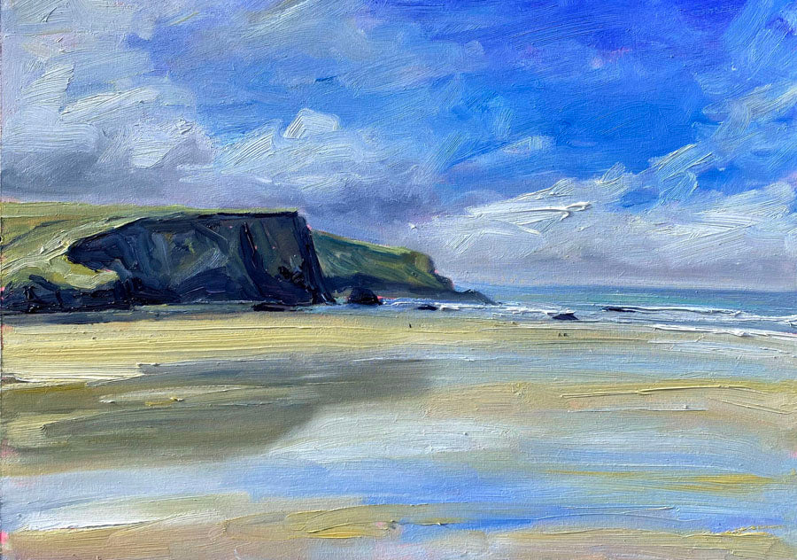"Across Mawgan Porth" Fine Art Print – Toby Ray Fine Art