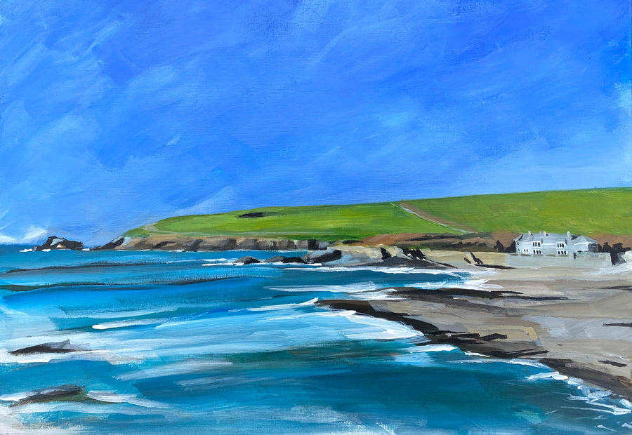 "Rocky Bay, Trevone" Fine Art Print – Toby Ray Fine Art